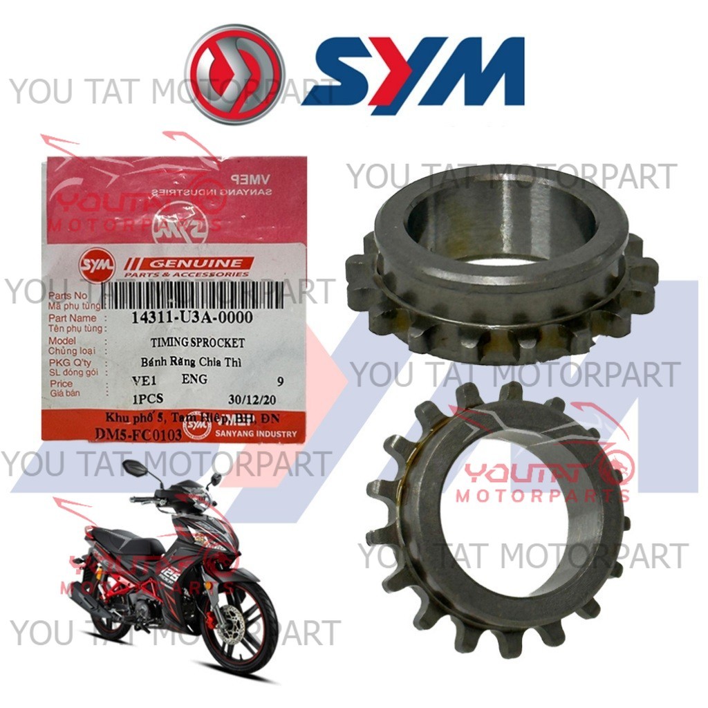 SYM SPORT RIDER 125I SPORT RIDER TIMING SPROCKET CRANKSHAFT TIMING GEAR ...