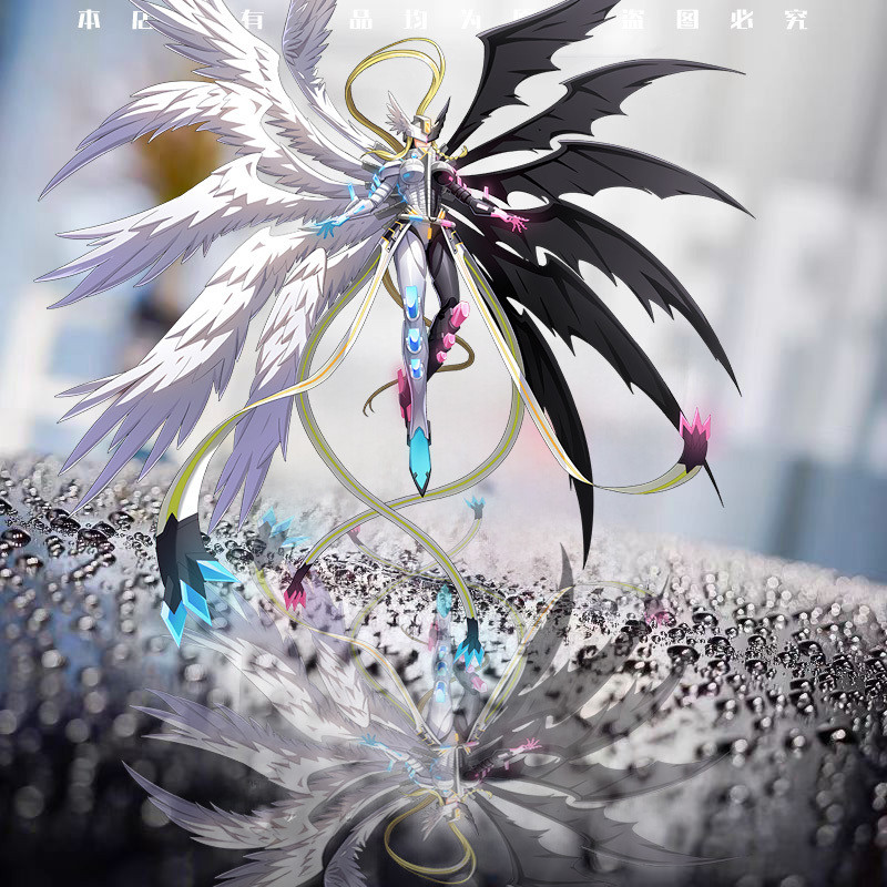 Anime Digimon Angel Beast Angel Beast Reflective Car Sticker Body ...