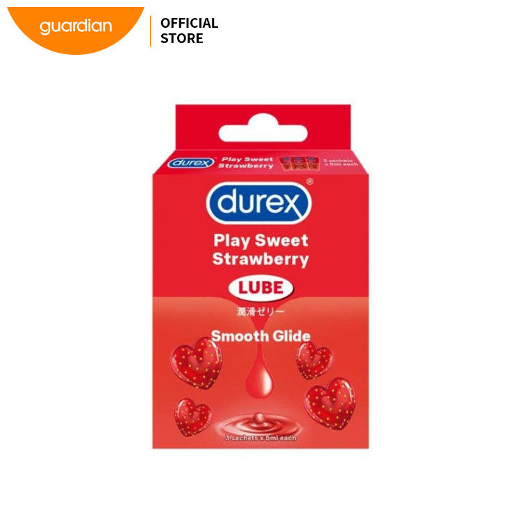 Durex Lube Sachet 5Ml X 3 - Play Sweet Strawberry | Shopee Malaysia