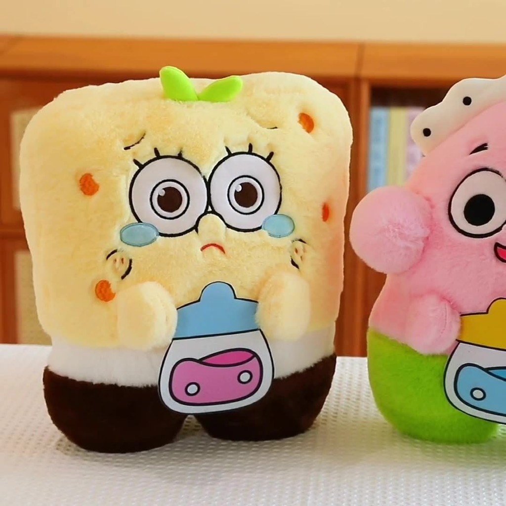 New SpongeBob SquarePants Doll Pie Star Doll Plush Toy Birthday Gift ...