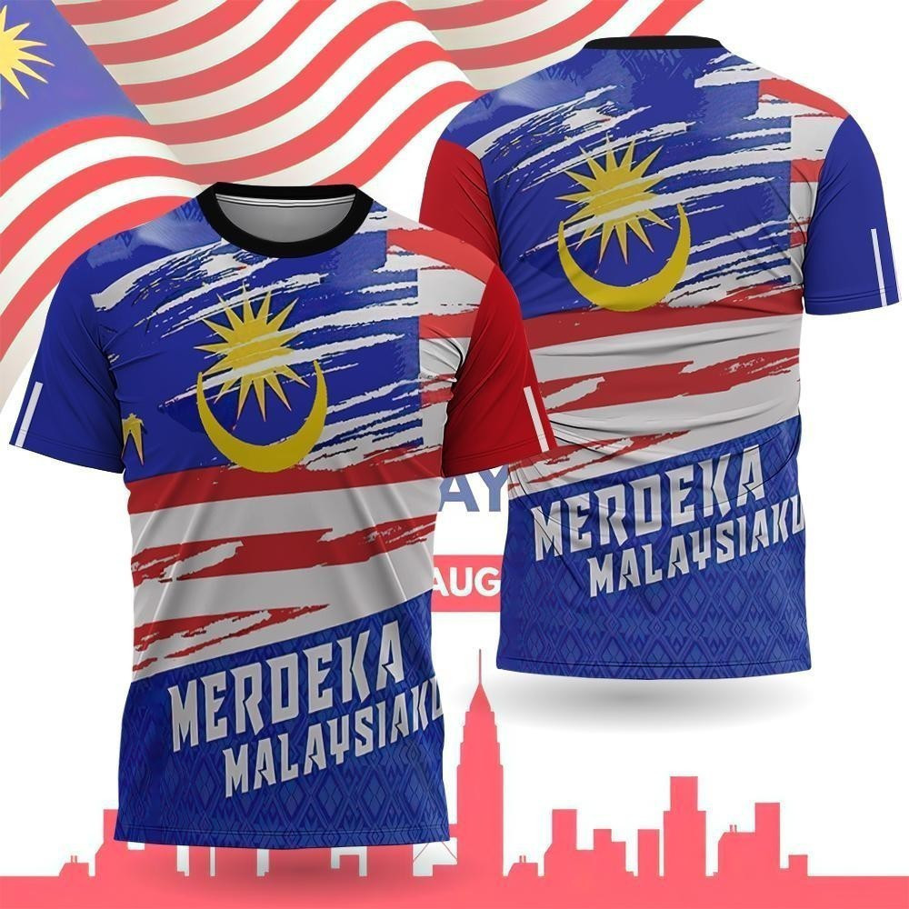 【Hot Selling】Merdeka 68 Malaysia 2025 Patriotic T-shirt jersey | Quick ...