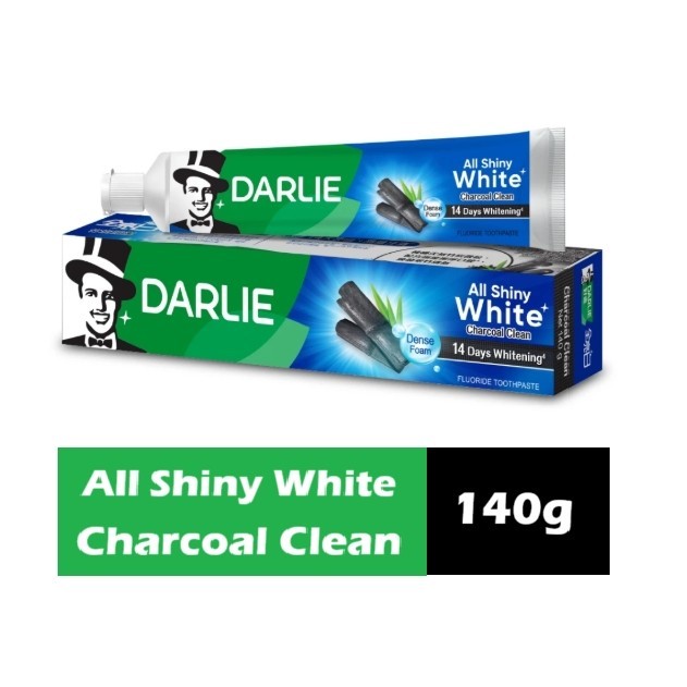 DARLIE All Shiny White CHARCOAL CLEAN Toothpaste 140G - Micro Whitening ...