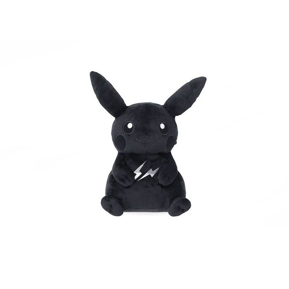 FRAGMENT x POKEMON THUNDERBOLT PROJECT PIKACHU DOLL Black Unused ...