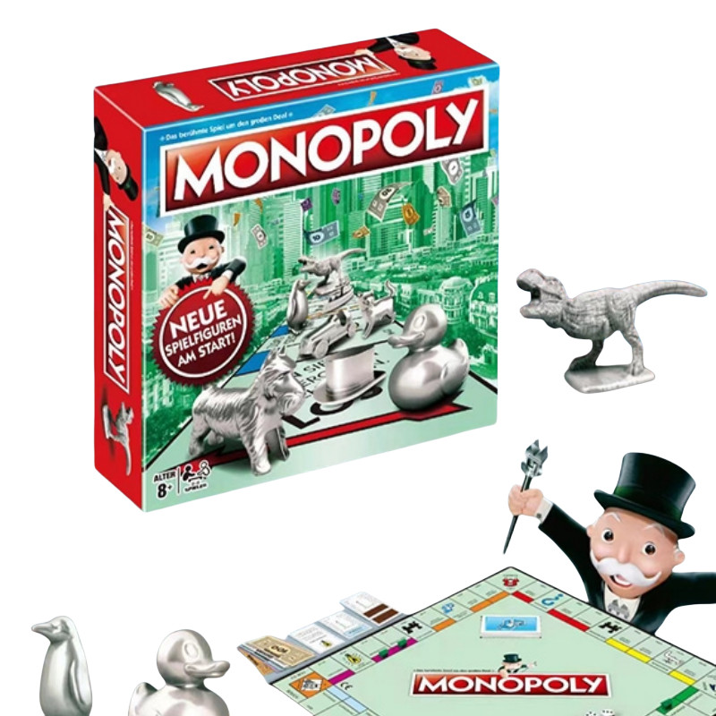 English MONOPOLY Extra Large Strong Hand Chess MONOPOLY Classic Real ...