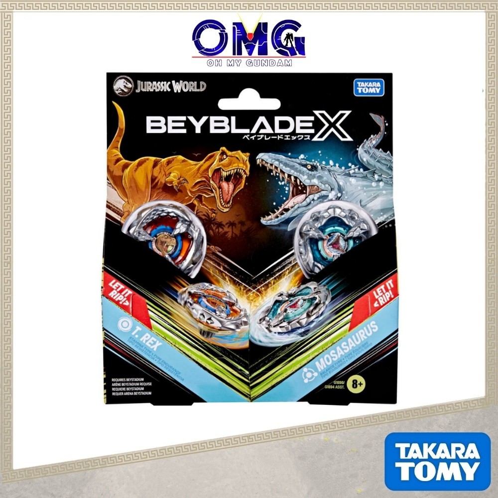 Takara Tomy Beyblade X BXG-40 Double Starter Jurassic World Collab ...
