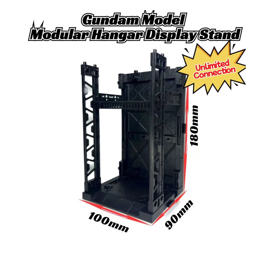 Gundam Model Modular Hangar Display Stand | Expandable Large-Scale ...