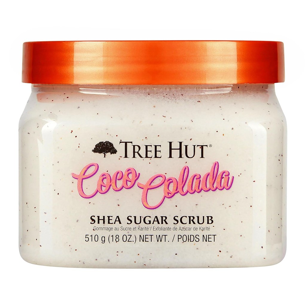 Scrub Gula Shea Tree Hut Coco Colada, 18 oz, Scrub Ultra Menghidrat dan ...