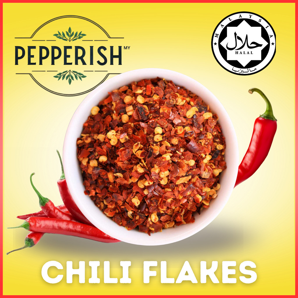 100g / 250g / 500g CHILI FLAKES | CHILI FLAKES HALAL | Shopee Malaysia