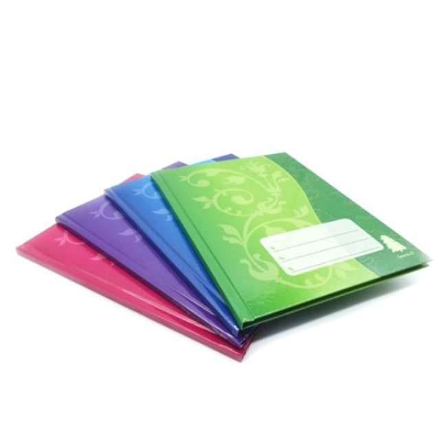 Greenhill F4 (120pgs) Hard Cover Foolscap Book / Buku Log Panjang Kulit ...