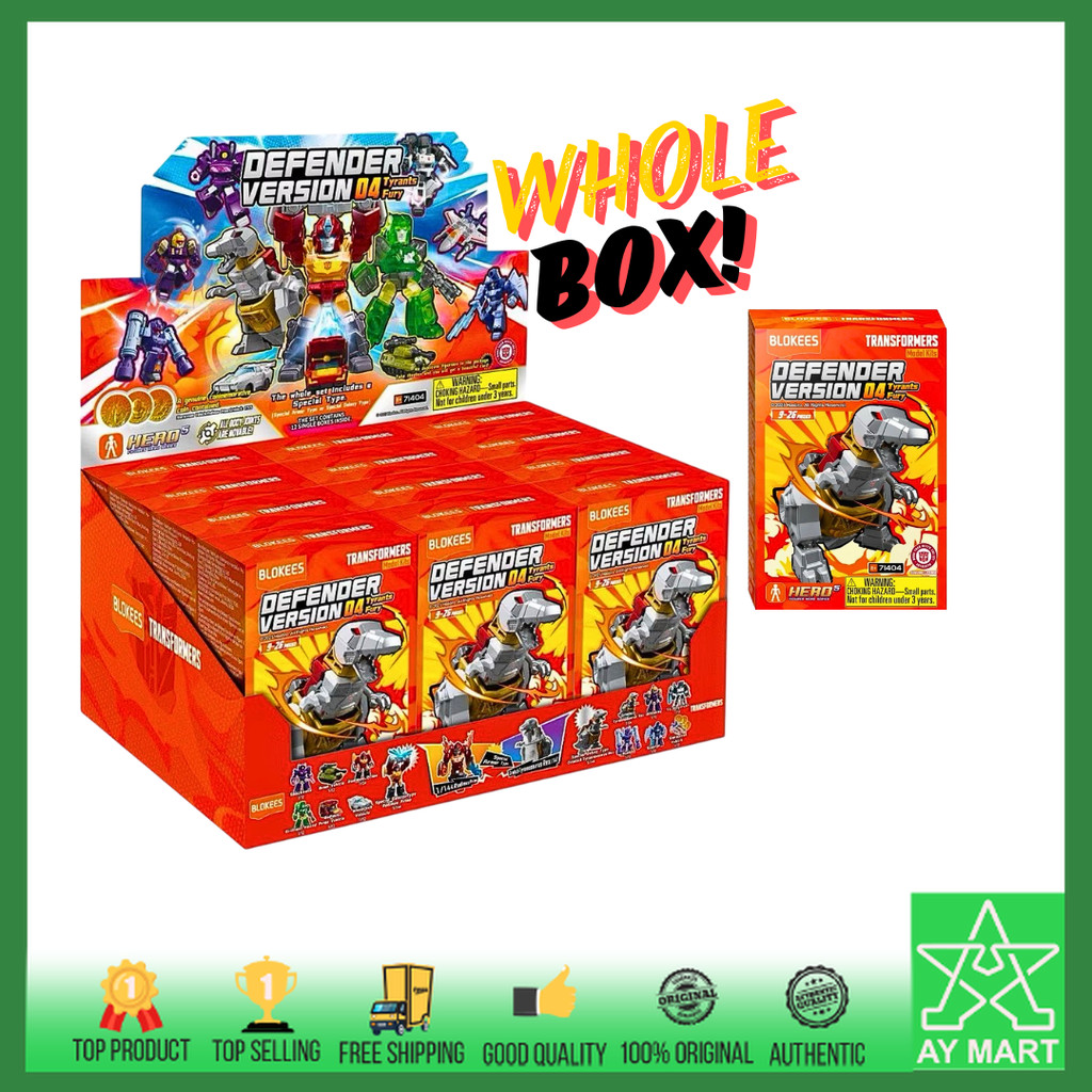 Blokees Defender Version 04 Whole Box Tyrant’s Fury Action Figure ...