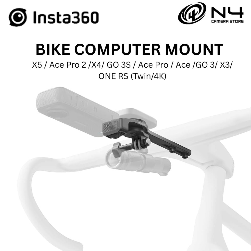 Insta360 Bike Computer Mount - X5 / Ace Pro 2 /X4/ GO 3S / Ace Pro ...
