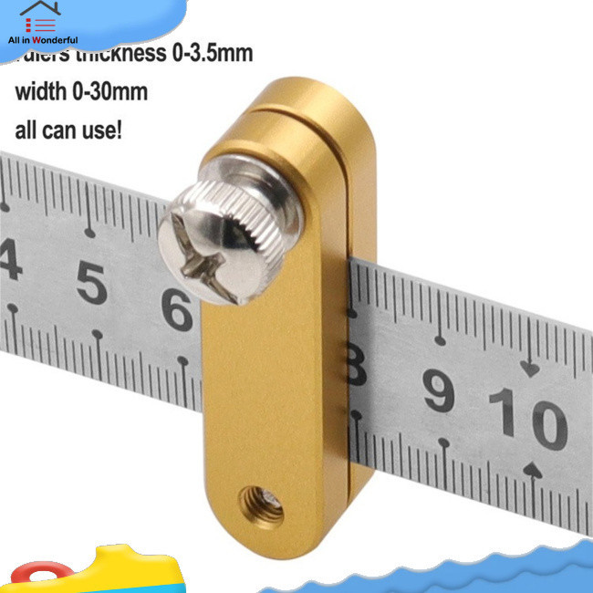 WONDER Steel Ruler Positioning Block Multifunctional Angle Scriber Line ...