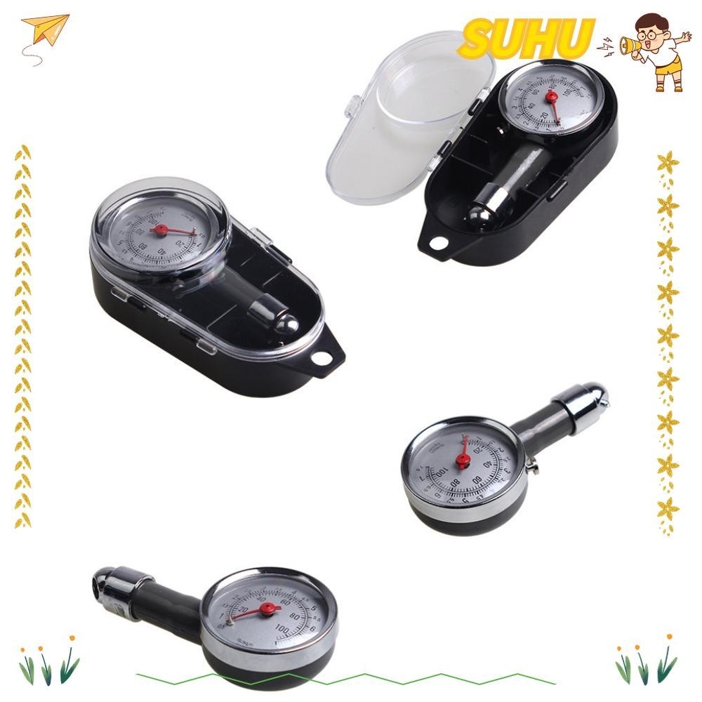 SUHU Tire Pressure Gauge, Mini Dial High Precision Manometer ...