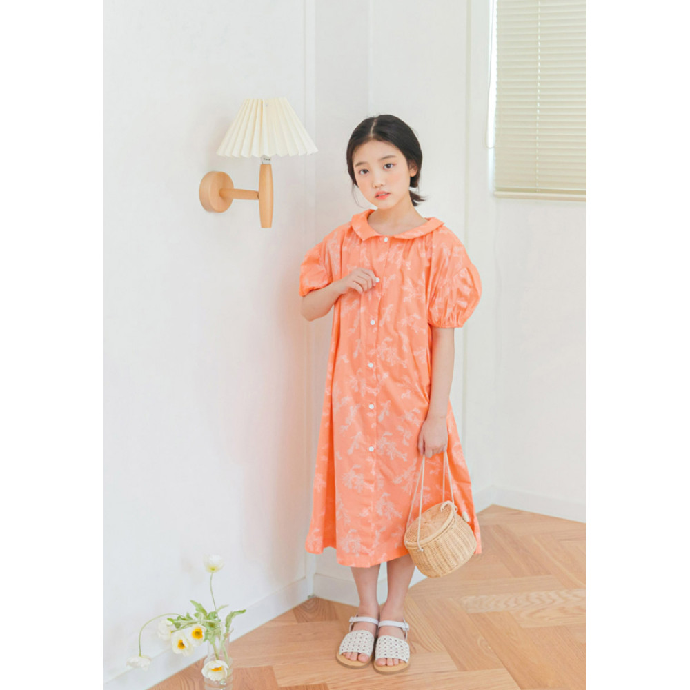 Stylenoriter Rodri Dress for Kids (Orange)- Korean | Shopee Malaysia