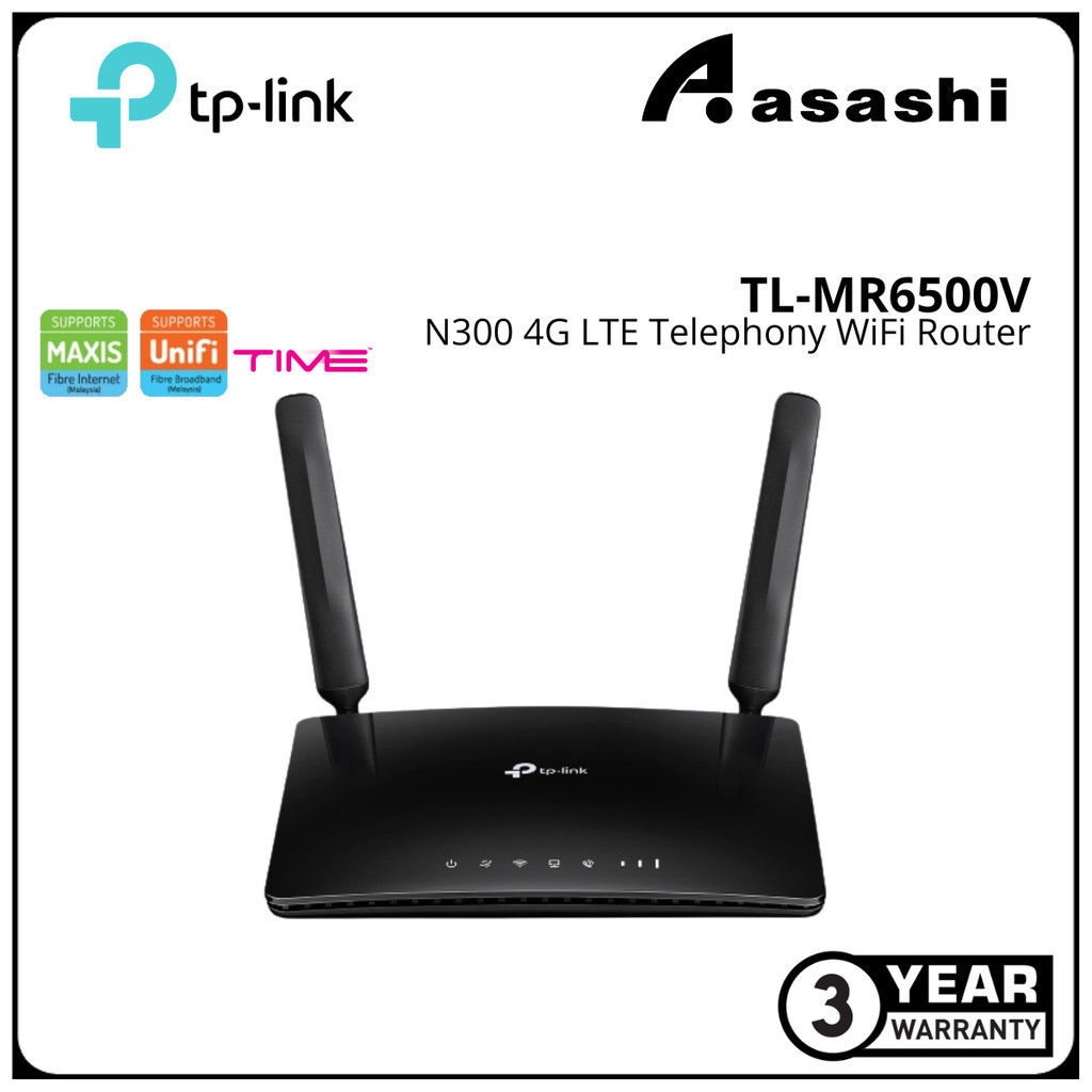 TP-Link TL-MR6500v 300Mbps Network Wireless N 4G LTE Telephony Direct ...