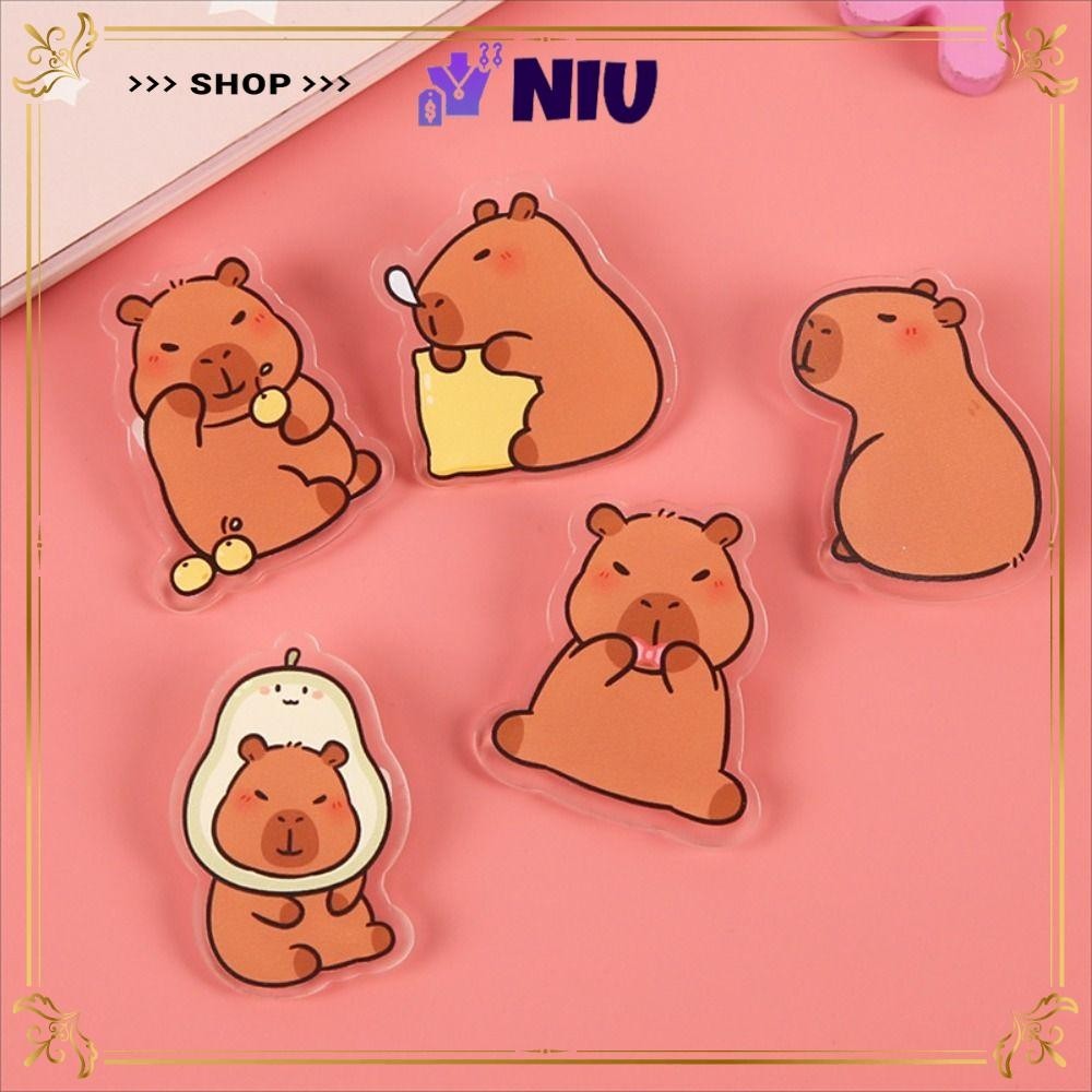 NIU Capybara Acrylic Badge, Bag Pin Cute Capybara Pins, Hot Clothes ...