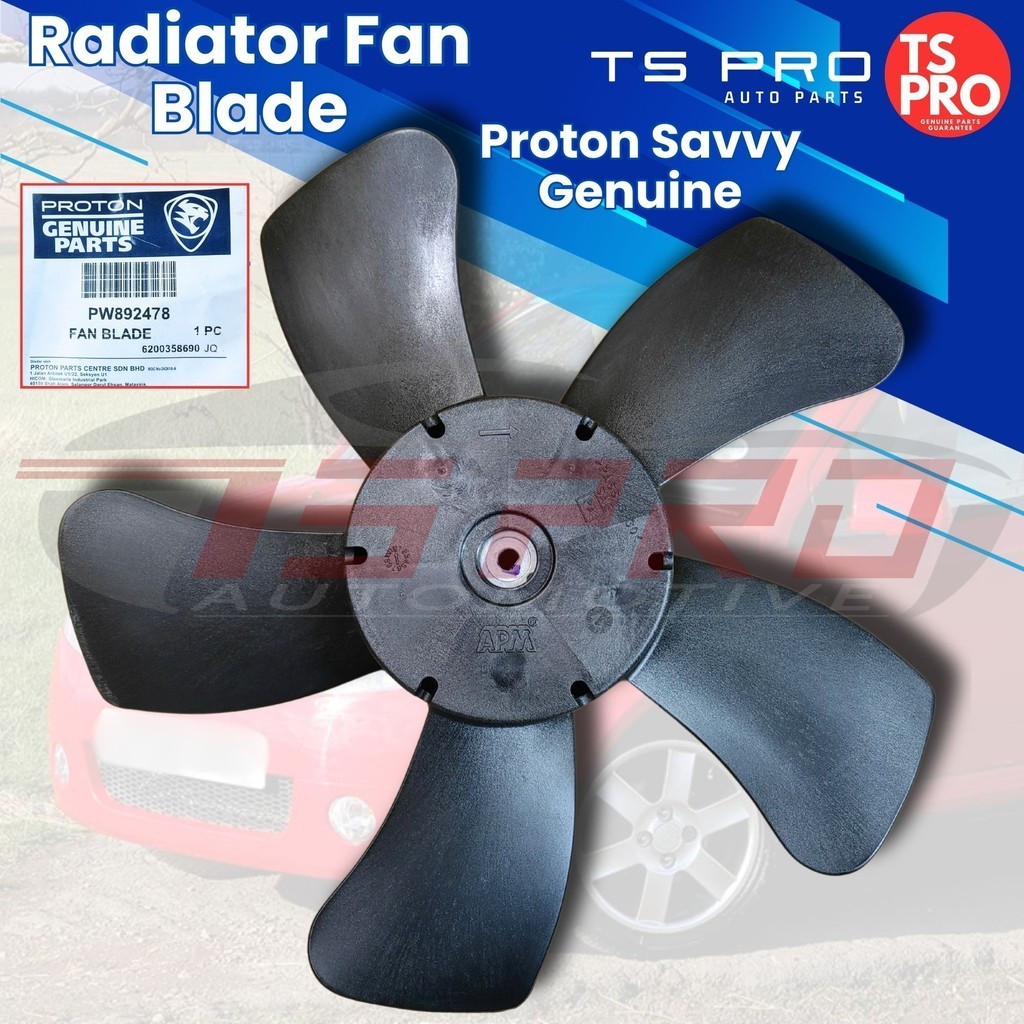 Proton Savvy Genuine Radiator Fan Blade Duan Kipas PW892478 | Shopee ...