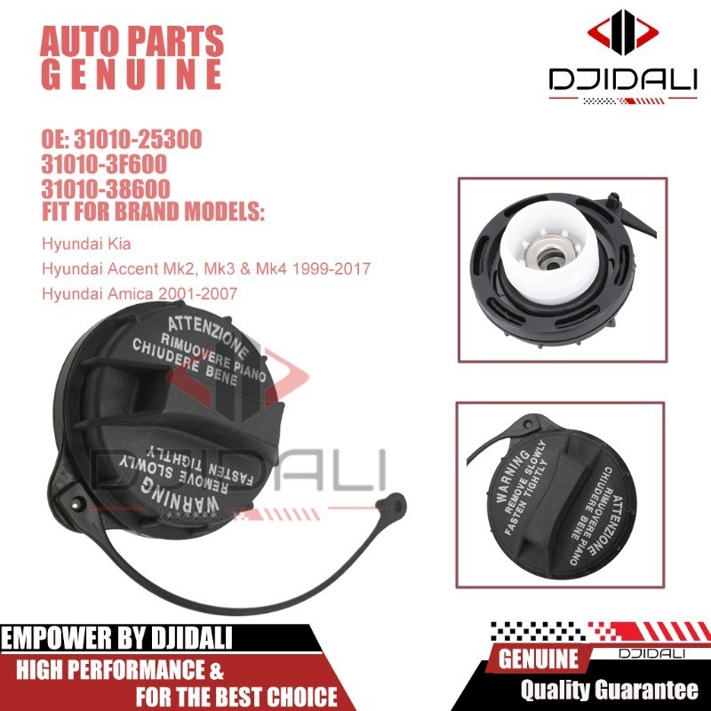 Car Inner Fuel Tank Cap Assembly Gas Filler Cover for Hyundai Kia ...