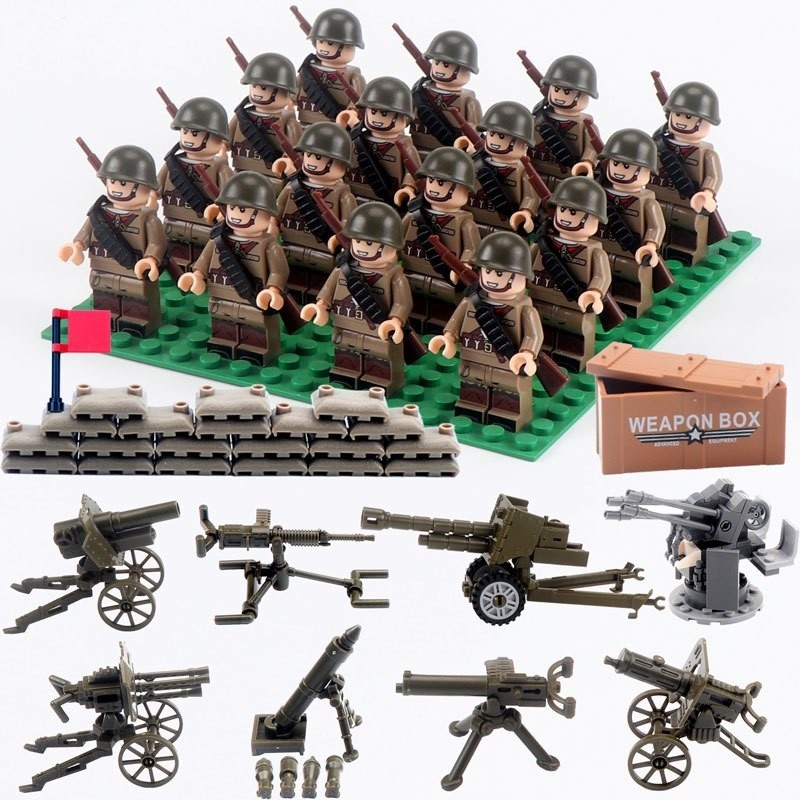 Soviet Union Howitzer Heavy Weapons Building Blocks Set for Boys ...