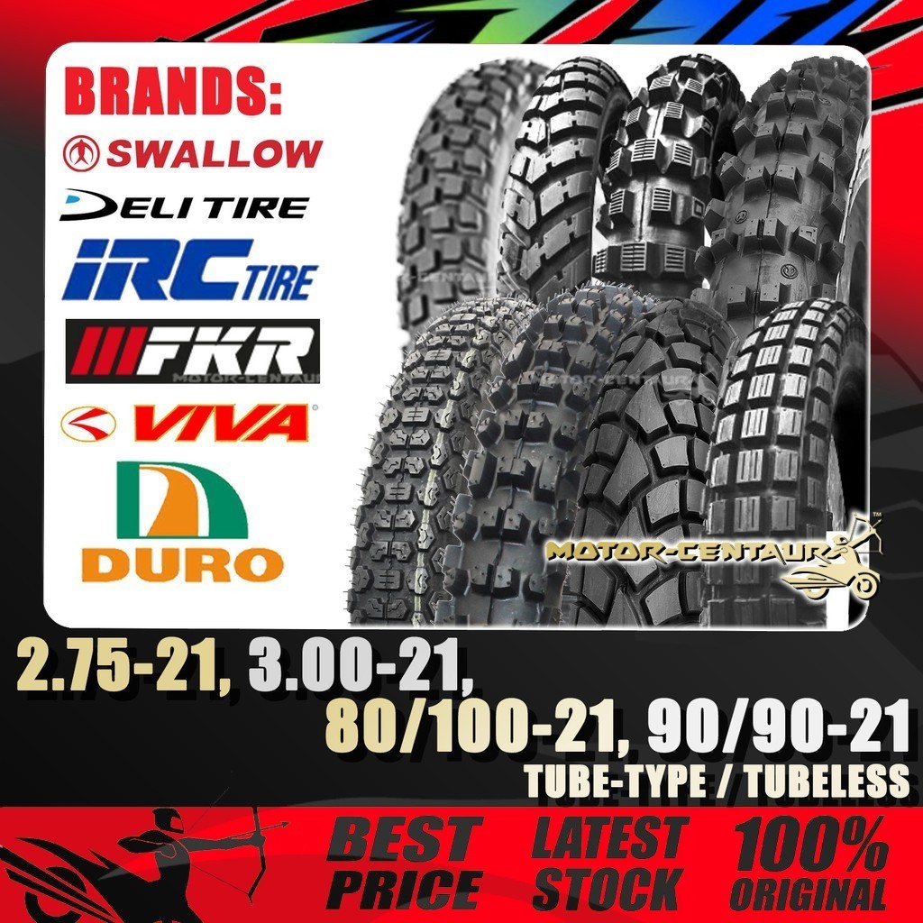 80/100-21,3.00-21,300-21,90/90-21,2.75-21,275-21 TAYAR FKR/VIVA/SWALLOW ...