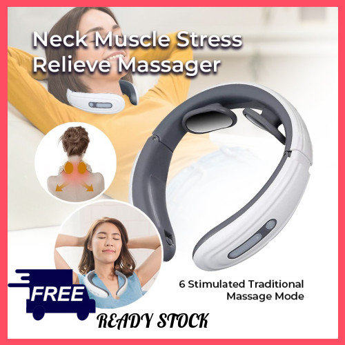 Electric Stress Relieve Neck Massage Machine - T500 Double Sensor Stiff ...