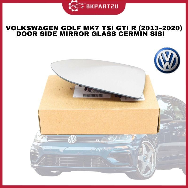 VOLKSWAGEN GOLF MK7 TSI GTI R (2013–2020) DOOR SIDE MIRROR GLASS CERMIN ...