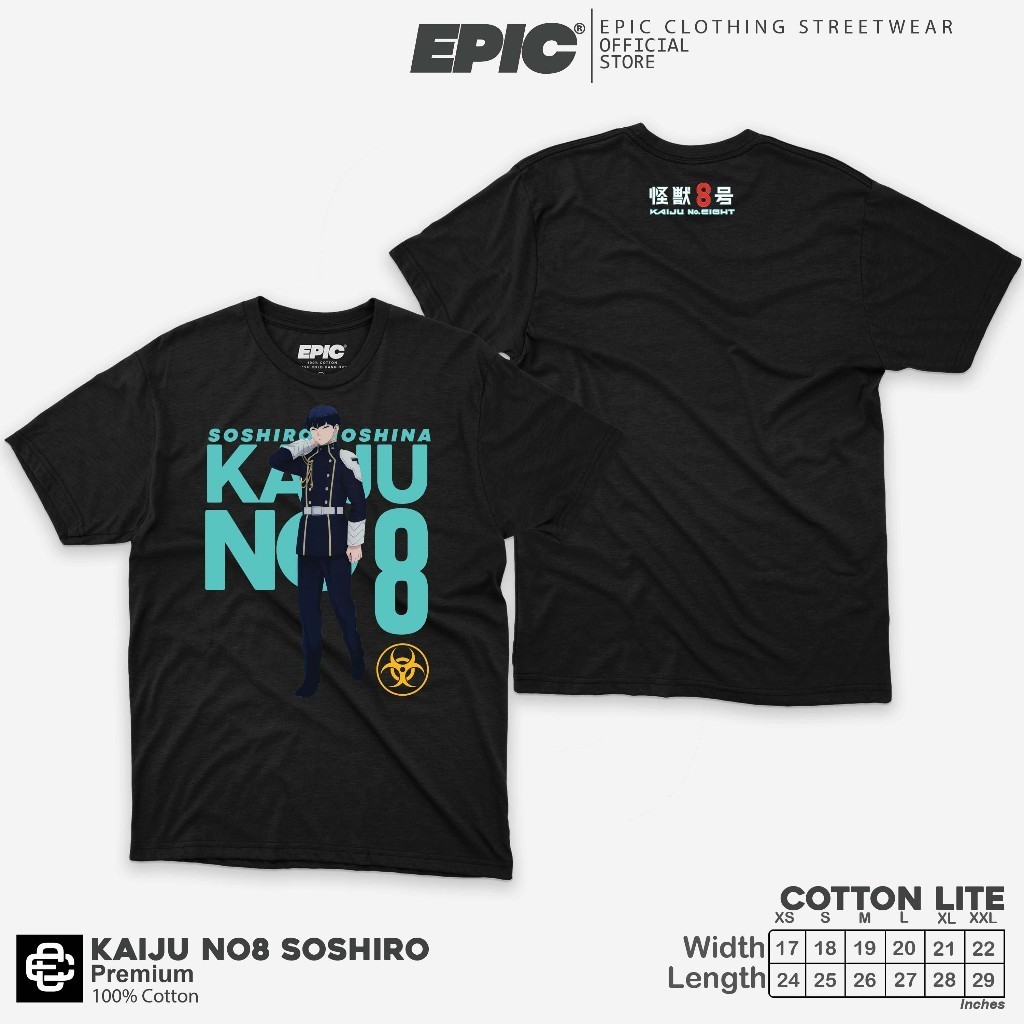 Kaiju No 8 Mina Shiro Anime Tee-Asian Size-Unisex-Merch-Epic Clothing ...