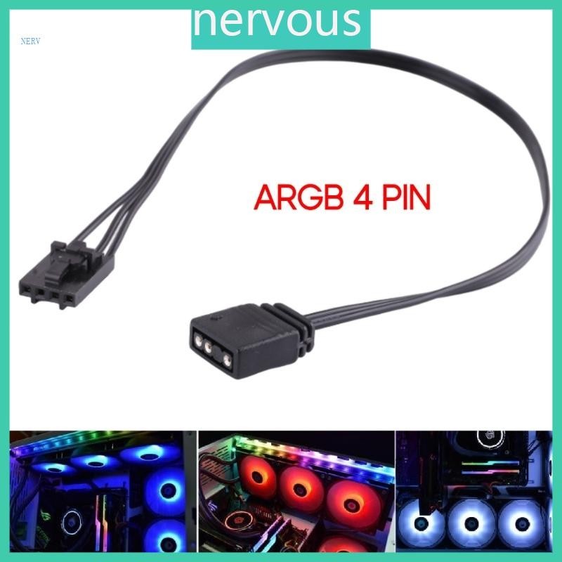 NERV ARGB 4Pin 5V Adapter Connector Line for Corsair To Standard ARGB 4 ...