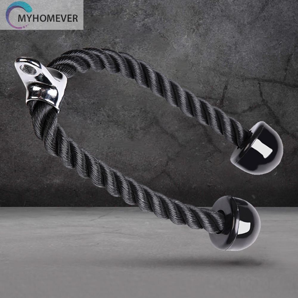 Tricep Rope Heavy Duty Nylon Pull Down Cable Machine Attachment for Gym ...
