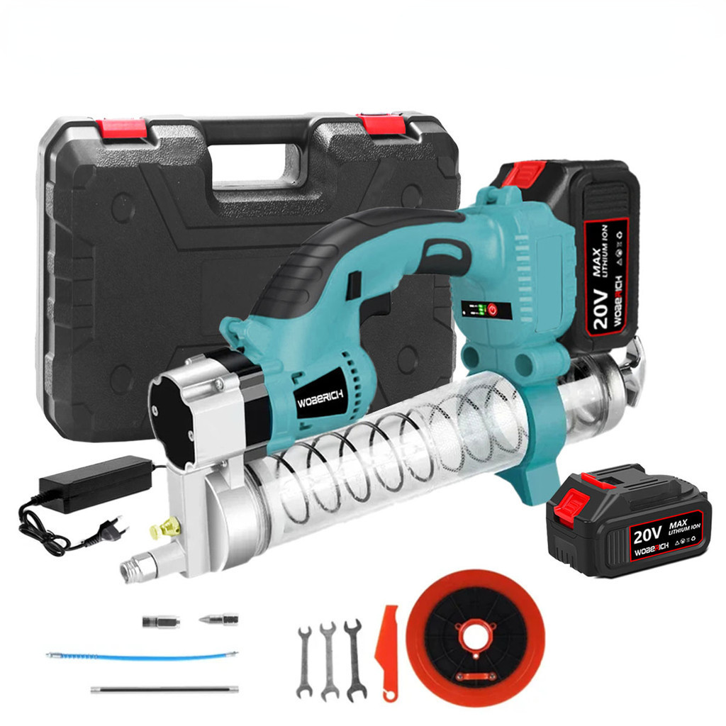 10000 PSI Brushless Professional Electric Grease Gun Cordless Oil ...