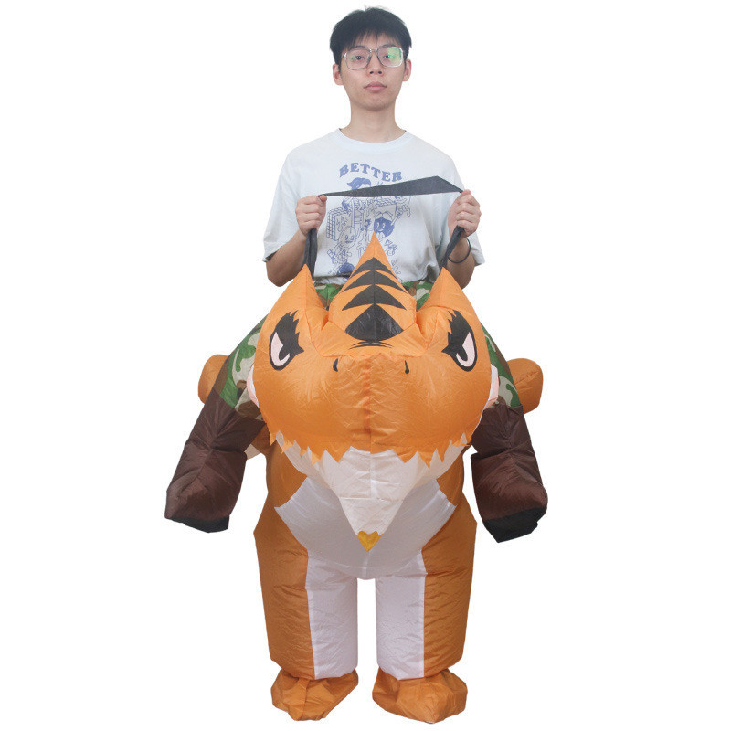 Halloween Party Inflatable Costume with Horned Dragon Inflatable ...