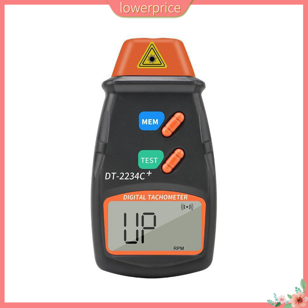 {lowerprice} DT2234C+ Photo Tachometer Handheld LCD Display Non-contact ...