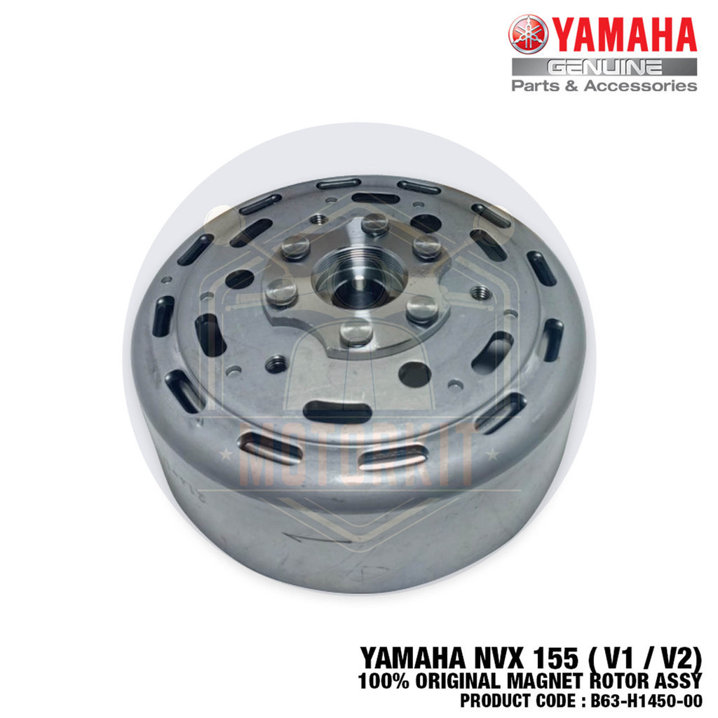 YAMAHA NVX 155 V1 V2 AEROX 100% ORIGINAL MAGNET ROTOR ASSY B63-H1450-00 | Shopee Malaysia