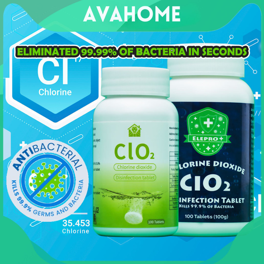 [ORIGINAL] CIO2/CLO2 Chlorine Dioxide Tablet Effervescent Disinfectant ...