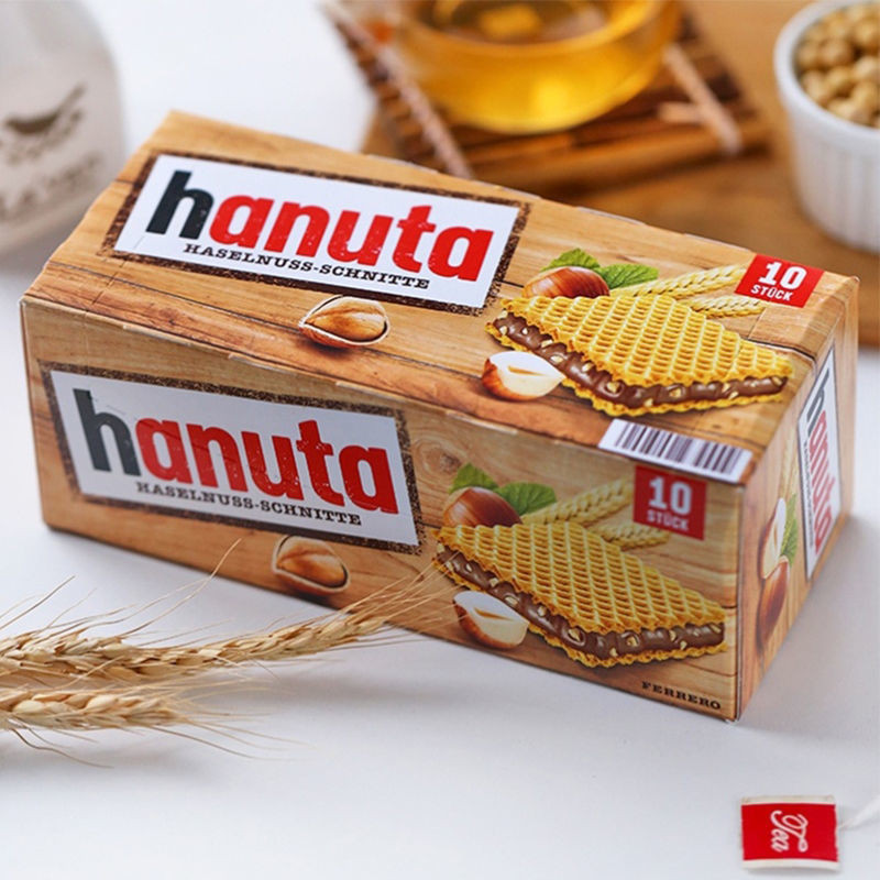 Germany Imported Nendoyi Ferrero Wafer Biscuits Hanuta Hazelnut ...
