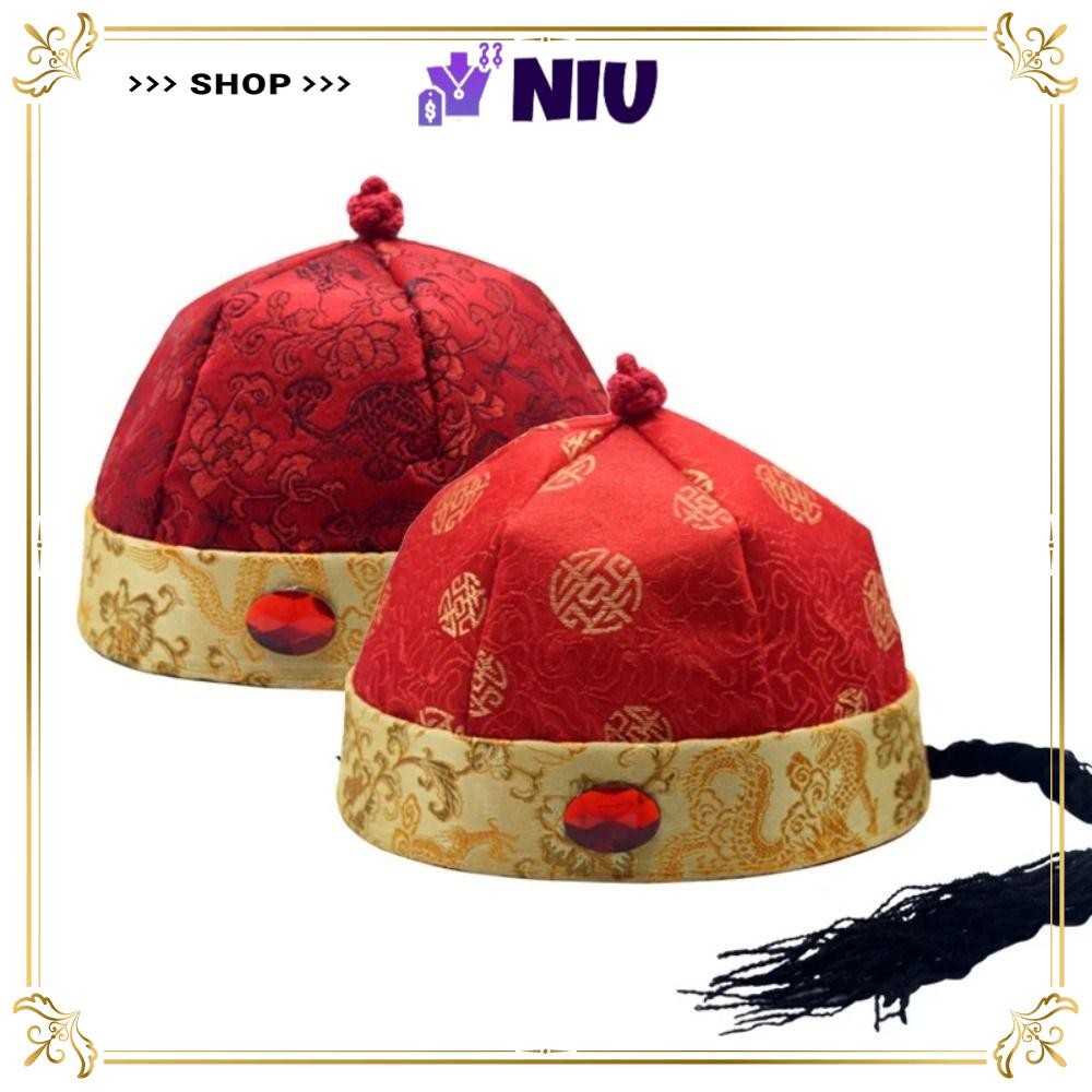 NIU Dynasty Ancient Chinese Hat, Headwear Cosplay Traditional Beijing ...