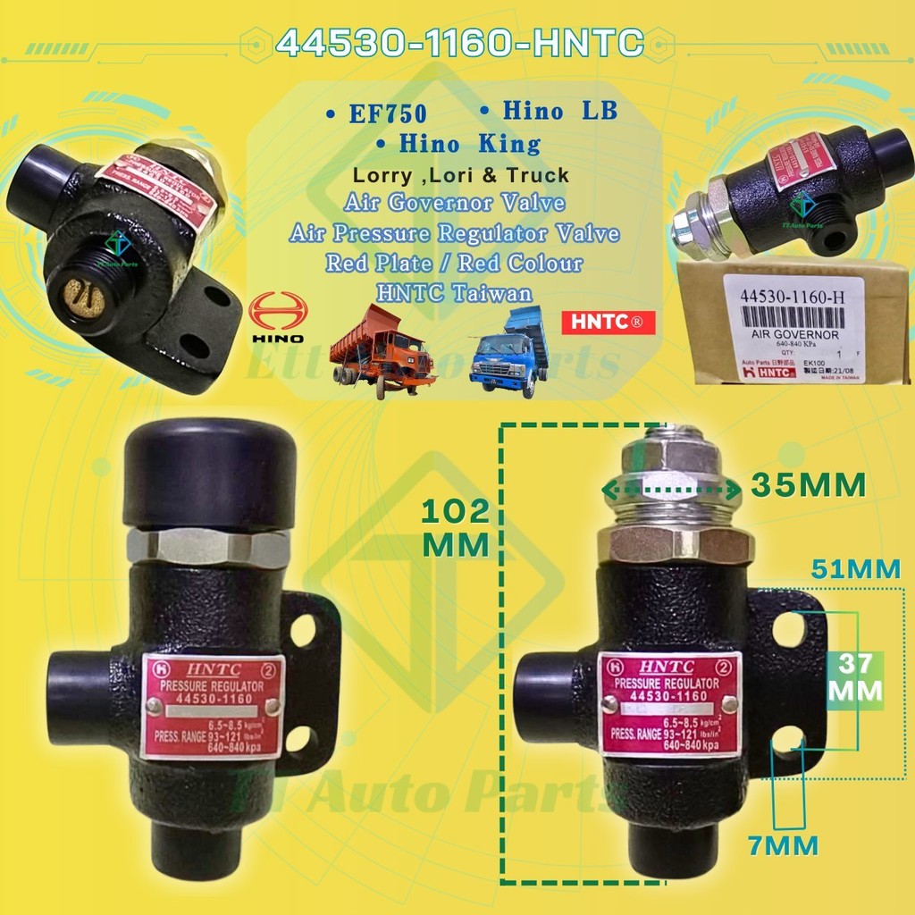 Air Pressure Regulator Valve / Injap Gabenor / Governor | EF750, LB ...