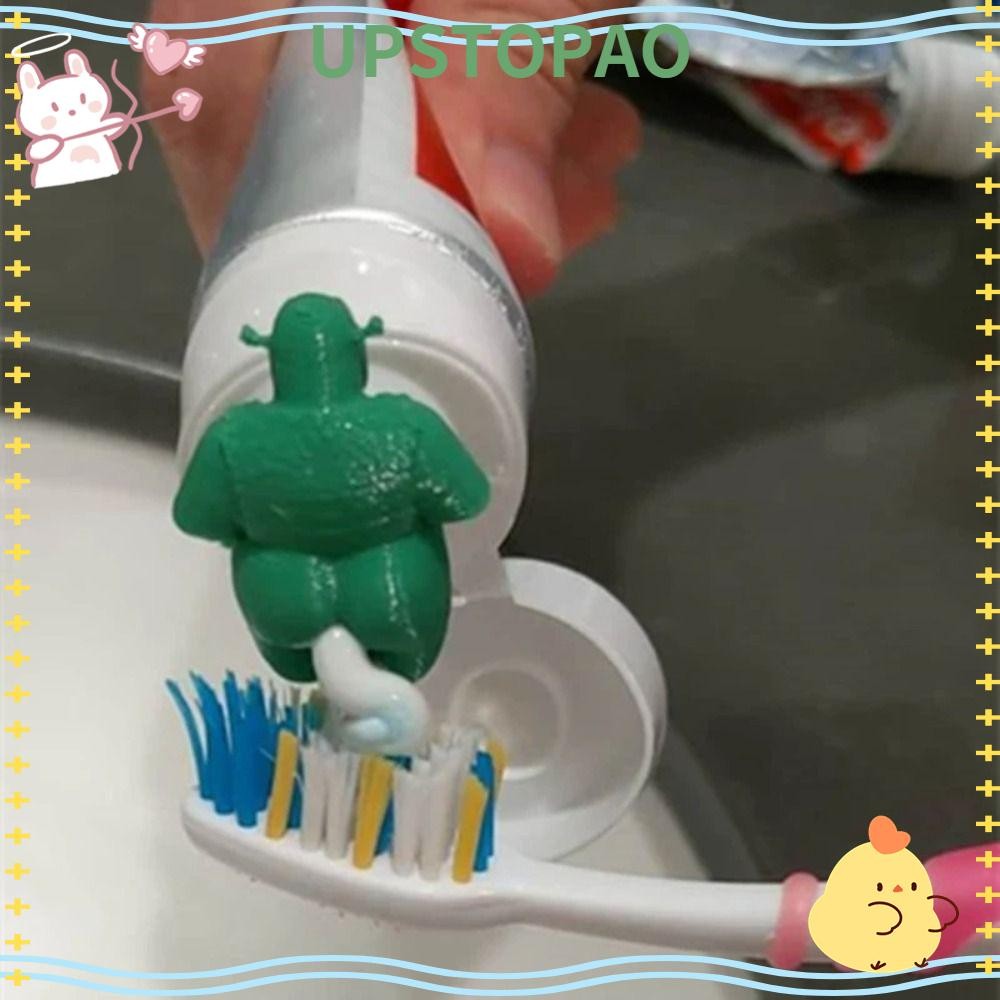 UPSTOPAO Shrek Pooping Toothpaste Topper, Toothpaste Hat Gift ...