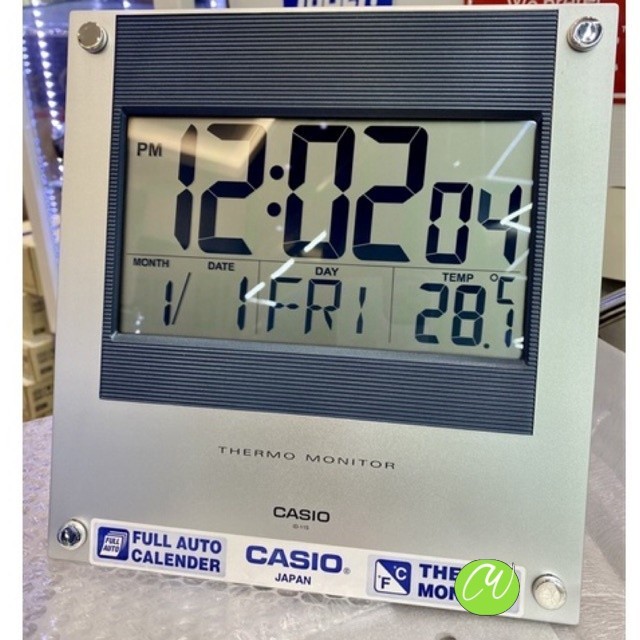 [CASIO DIGITAL CALENDER] CASIO DIGITAL FULL AUTO CALENDER WALL CLOCK ...