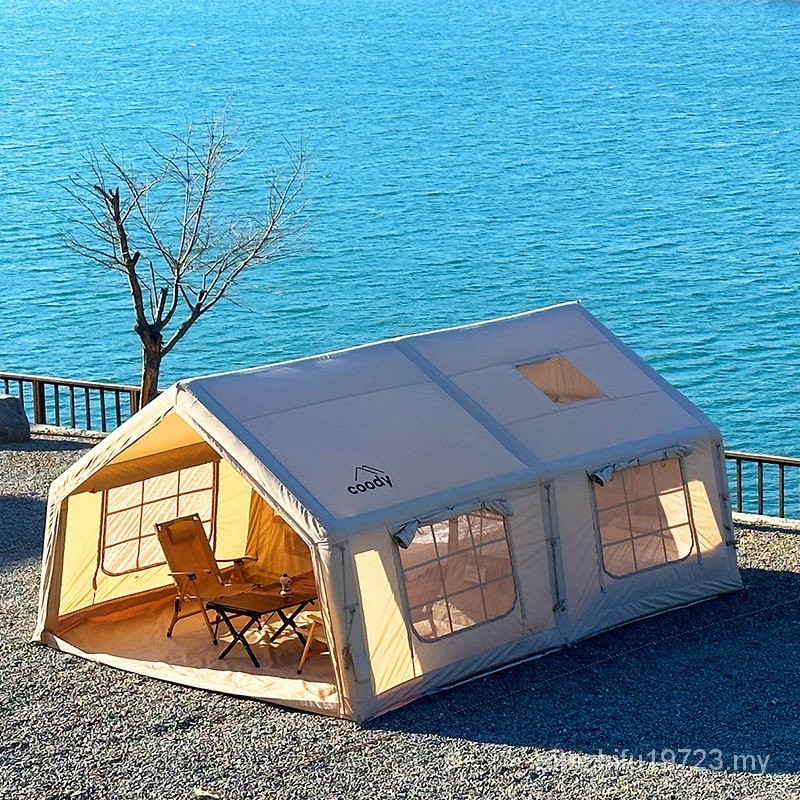 Xintu17.2Camping Inflatable Tent Roof Tent Two Bedrooms and One Living ...