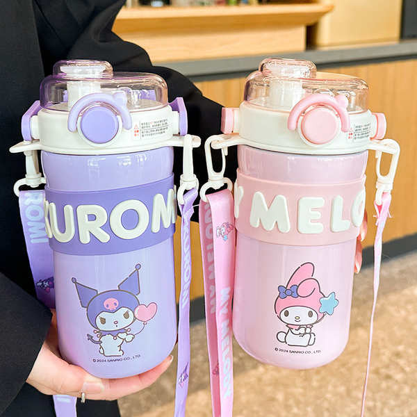 kuromi mug kuromi water bottle botol air kuromi Piala Termos Sanrio Kulomi Piala Air Khas ...