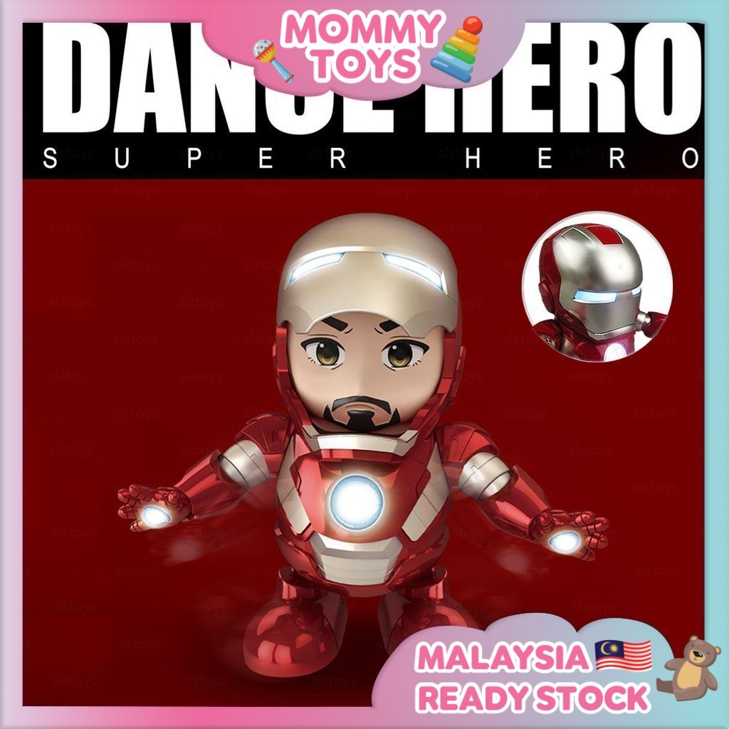 Dance Hero Iron Man Marvel Avengers Dancing Super Hero Lights and Music ...
