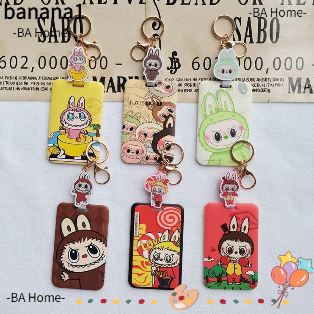 BA Labubu Card Cover, Cartoon Waterproof Card Badge Holder, Portable ...