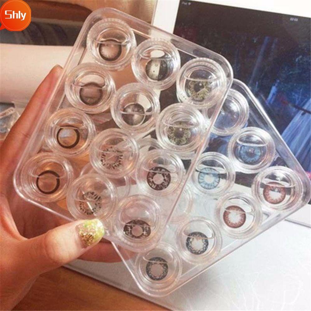 SHLY 12 Pcs/set Contact Lens Box Women Men Small Lovely Contact Lens ...