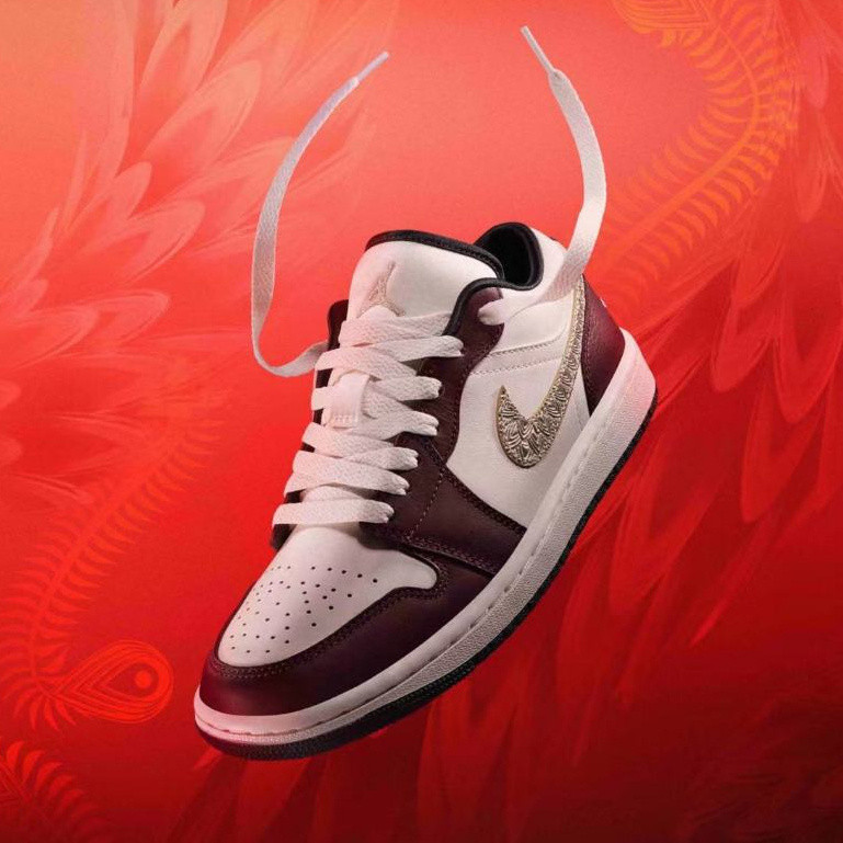 Jordan Air Jordan 1 Low SE "Year of the Dragon" Golden Feather Year of ...