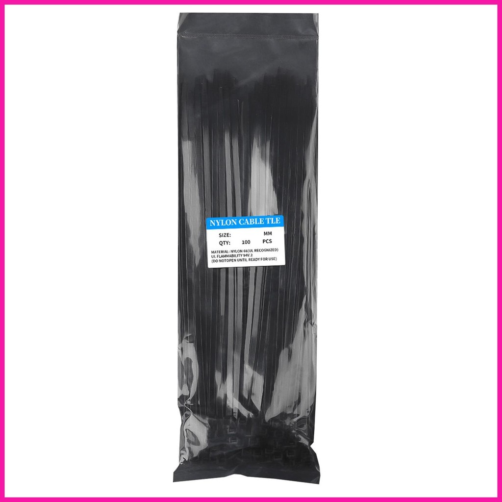 Cable Ties Heavy Duty Cord Ties 100x Multi-purpose Nylon Cable Cord ...