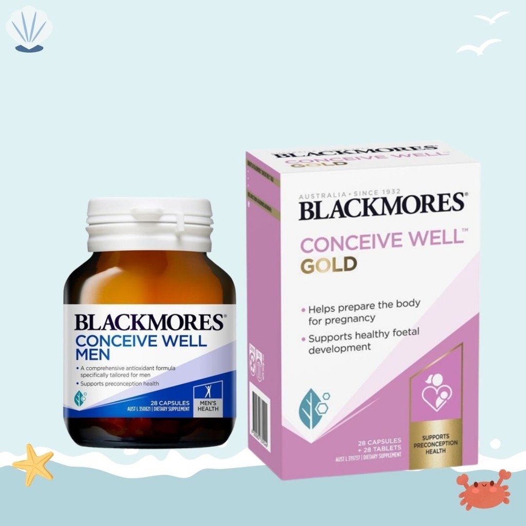 Blackmores Conceive Well Gold 28 Tab + 28 Capsules / Blackmores ...