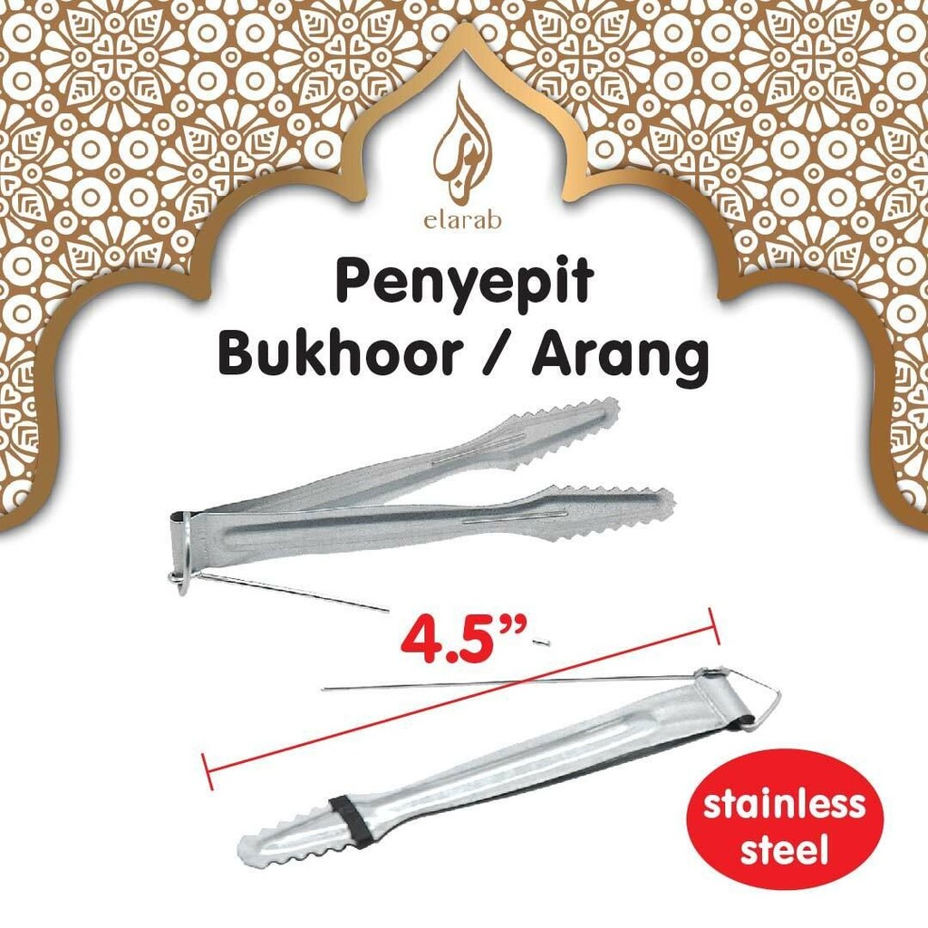 CLIP STAINLESS STEEL (PENYEPIT UNTUK ARANG & BUKHOOR) | Shopee Malaysia