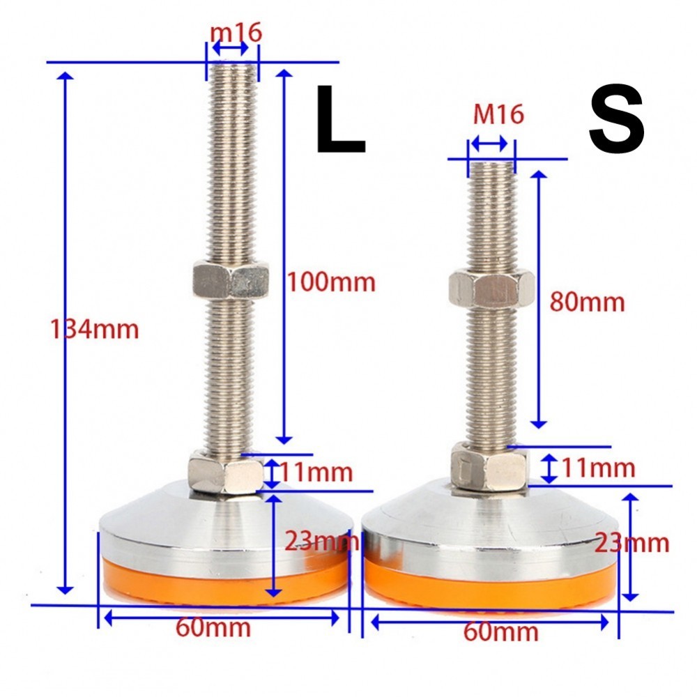 Heavy Duty Adjustable Foot Foot Cup M Furniture Leveling Feet ...