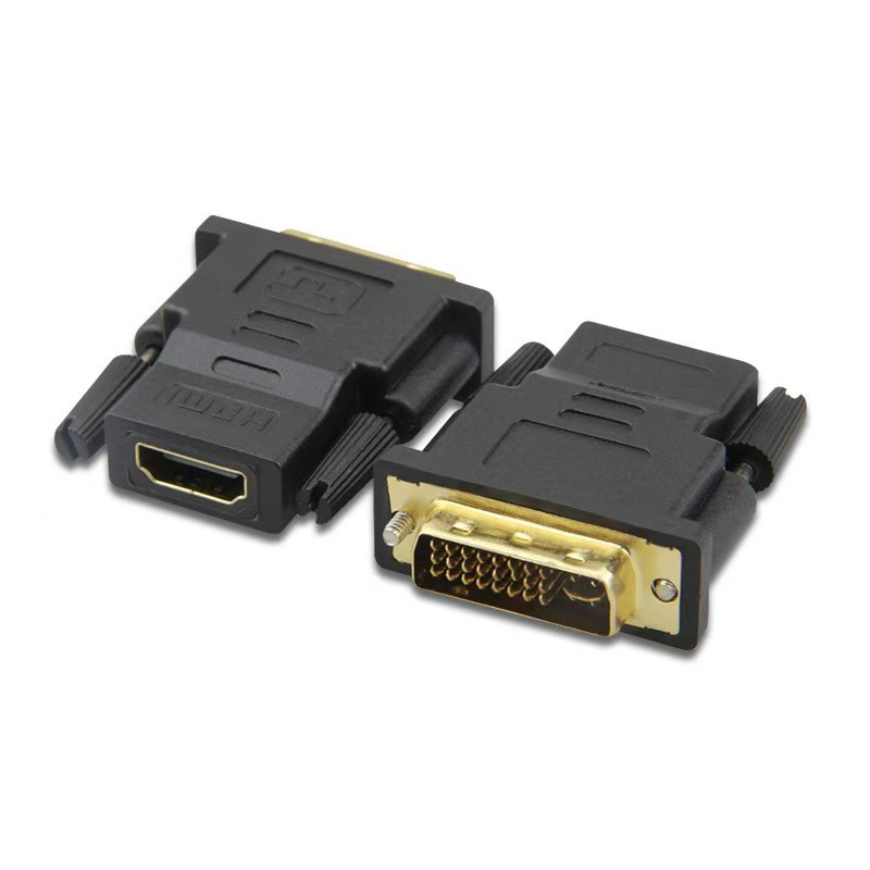 DVI To HDMI Adapter Bi-directional DVI D 24+1 Male To HDMI Female Cable ...